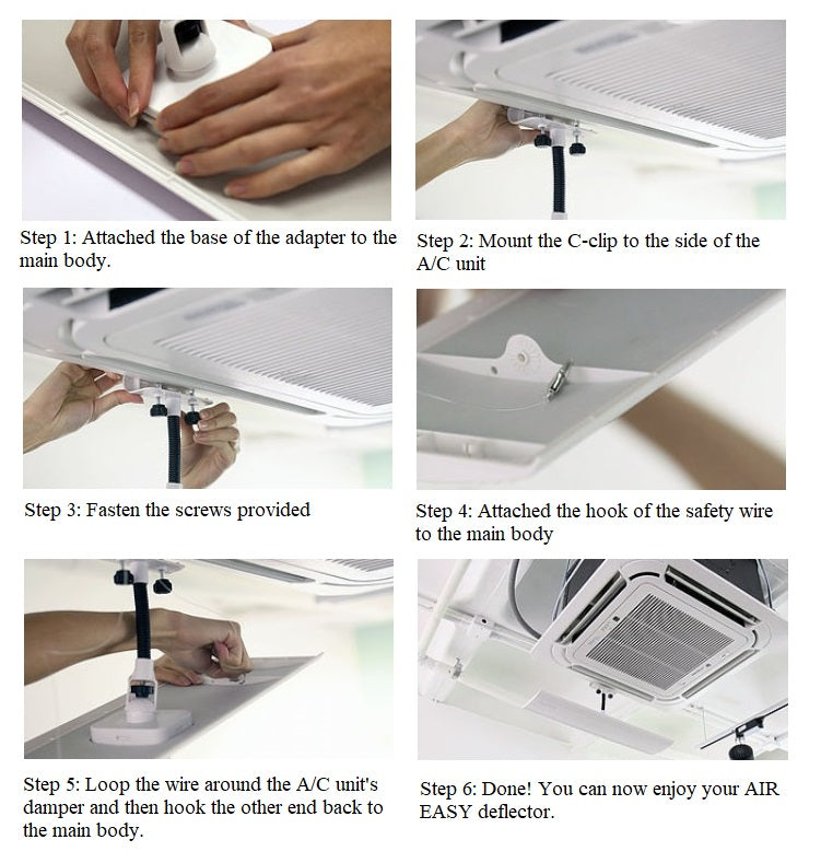Cassette Type Deflector (AE-C1) – Air Easy Philippines
